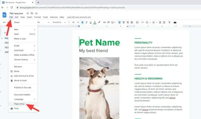 How To Rearrange Pages in Google Docs - Vegadocs