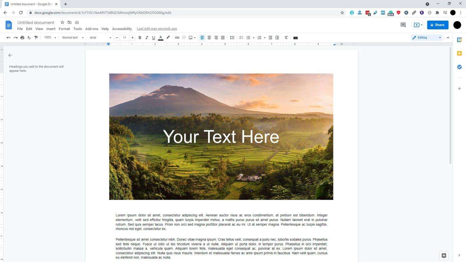 How To Put Text On Top Of An Image In Google Docs Vegadocs