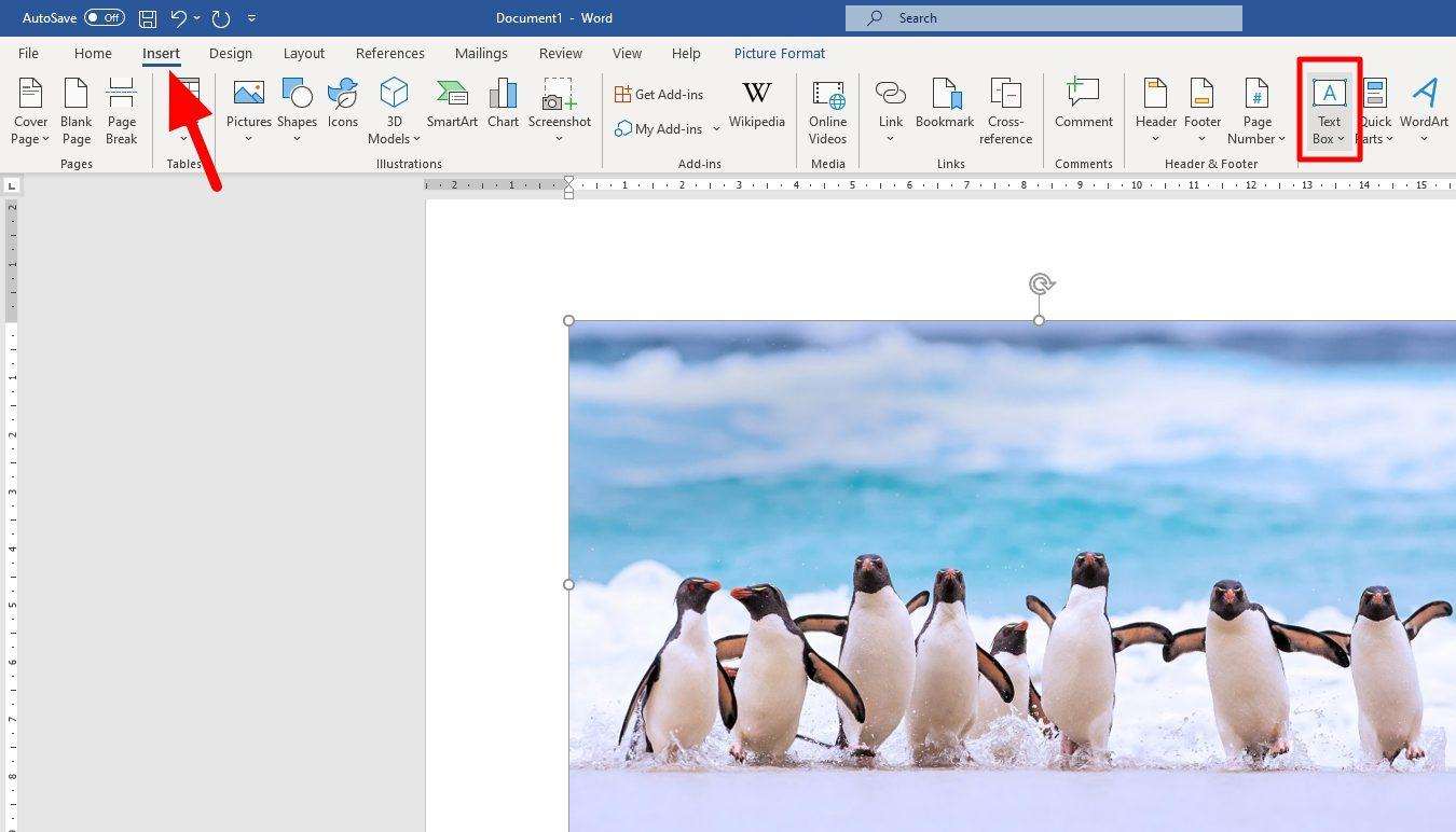 How to Write Text on Top of a Picture in Microsoft Word - Vegadocs
