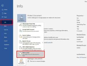How to Restrict Other Users from Editing a Word Document - Vegadocs