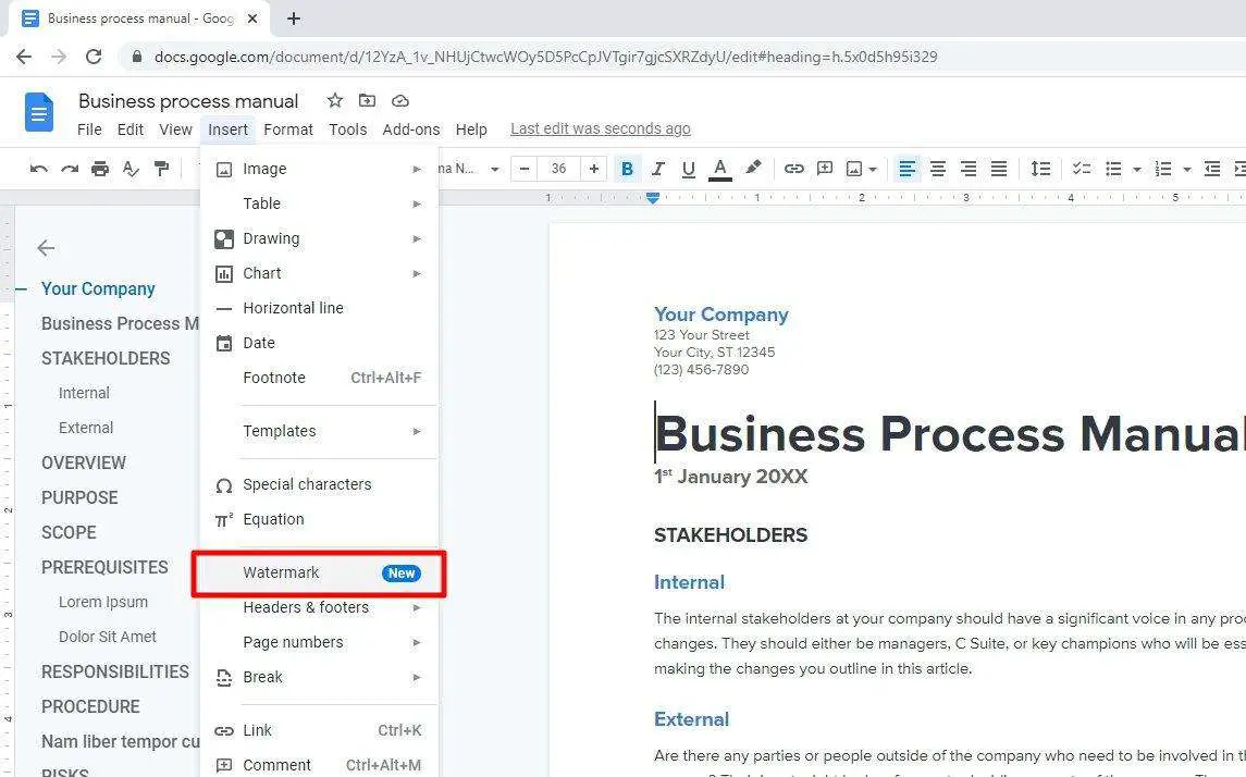How to Add a Watermark in Google Docs With These 2 Methods