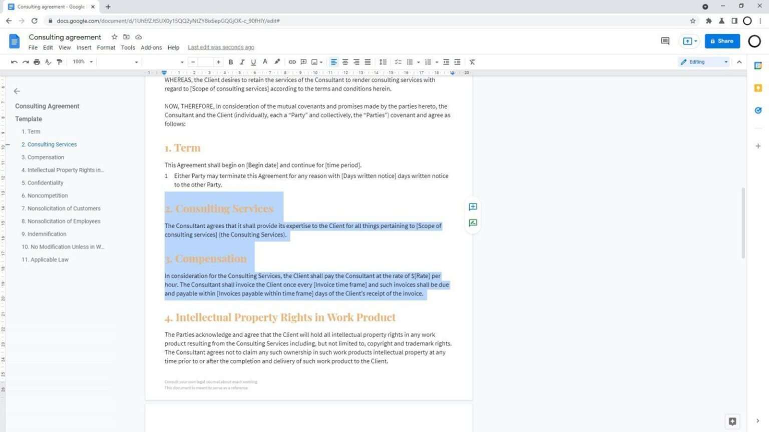 How to Delete a Page from Google Docs Document - Vegadocs