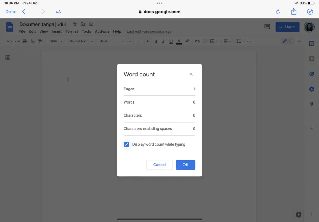 How To Check Word Count On Google Docs Vegadocs