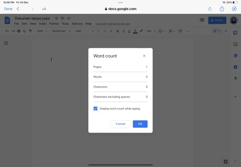 How to Check Word Count on Google Docs - Vegadocs