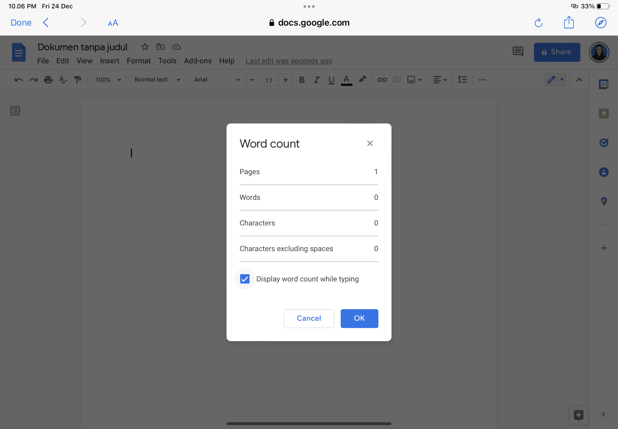 How to Check Word Count on Google Docs - Vegadocs