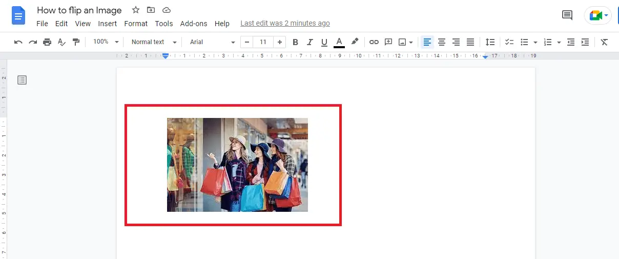 How To Flip An Image In Google Docs - Vegadocs