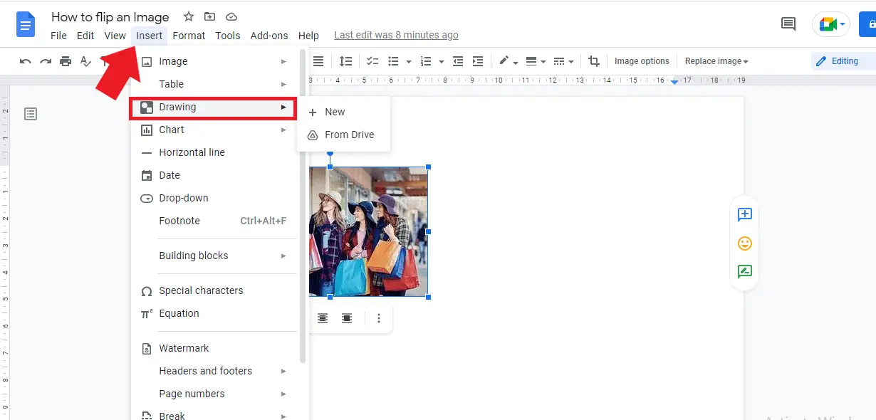 How To Flip An Image In Google Docs - Vegadocs