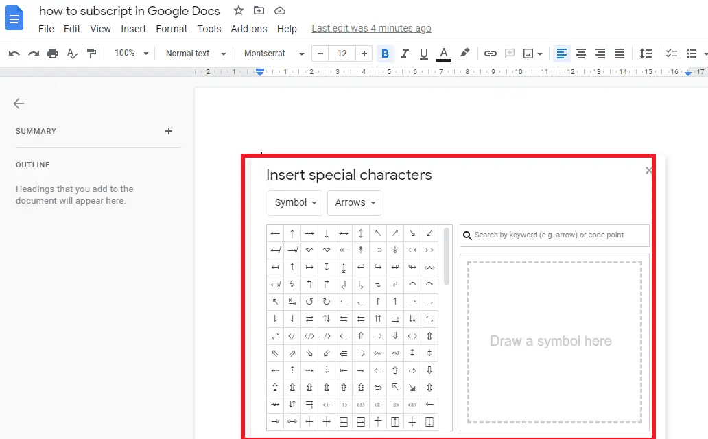 How To Subscript In Google Docs - Vegadocs