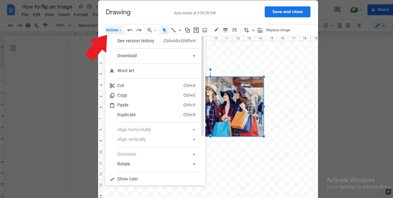 How To Flip An Image In Google Docs - Vegadocs