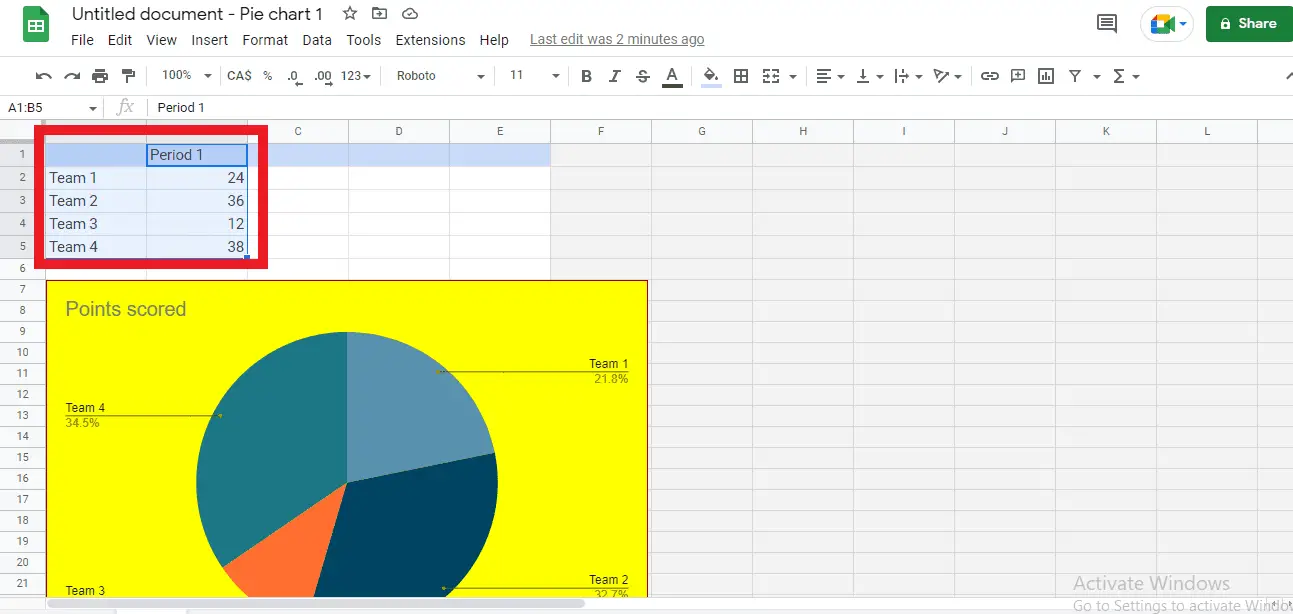 How To Make a Graph On Google Docs - Vegadocs