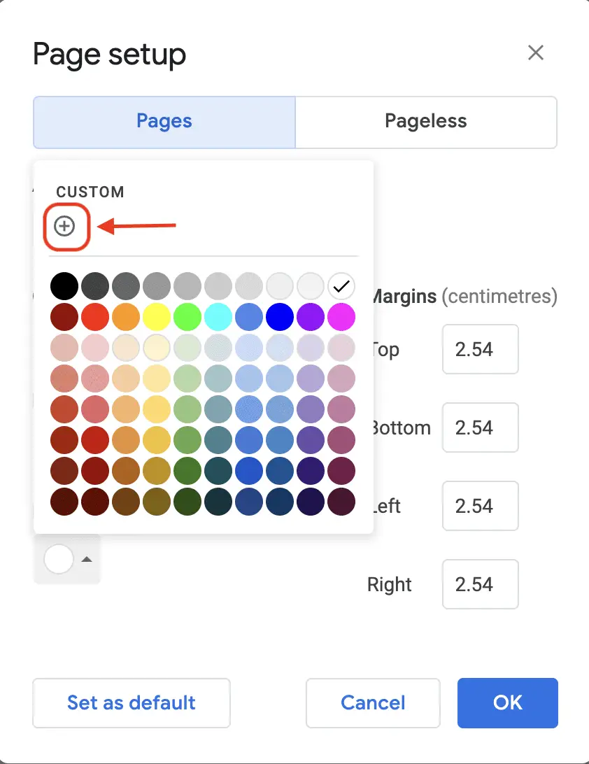 How To Change Background Colors on Google Docs - Vegadocs