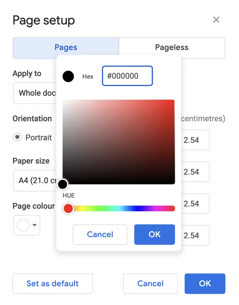 How To Change Background Colors on Google Docs - Vegadocs