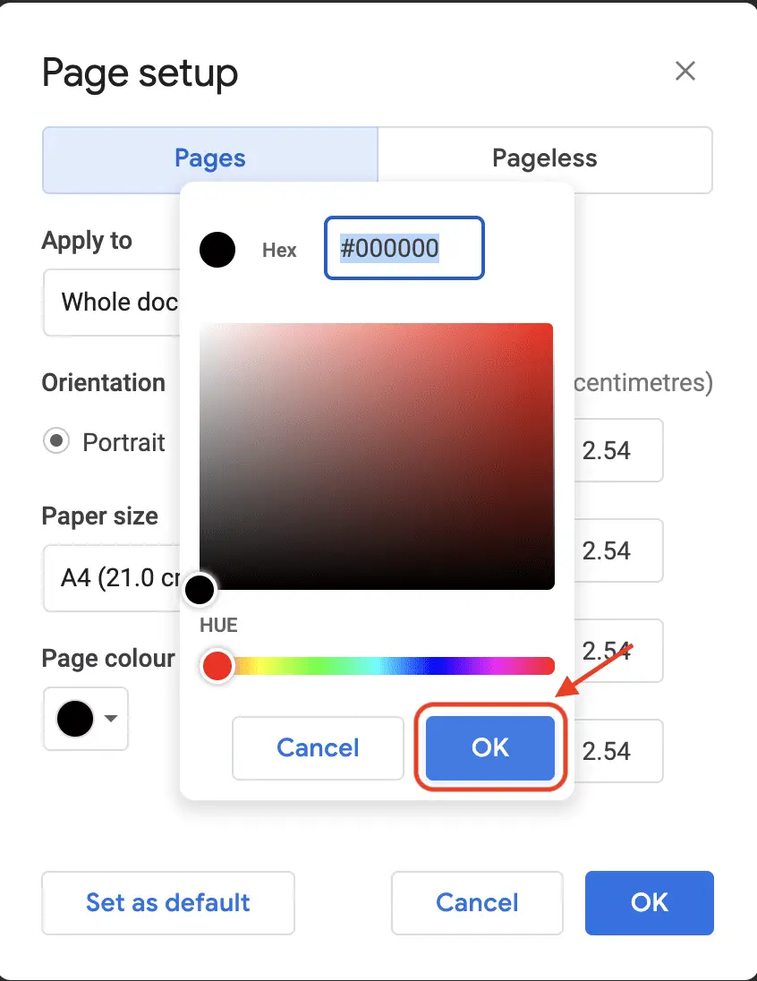 How To Change Background Colors on Google Docs - Vegadocs