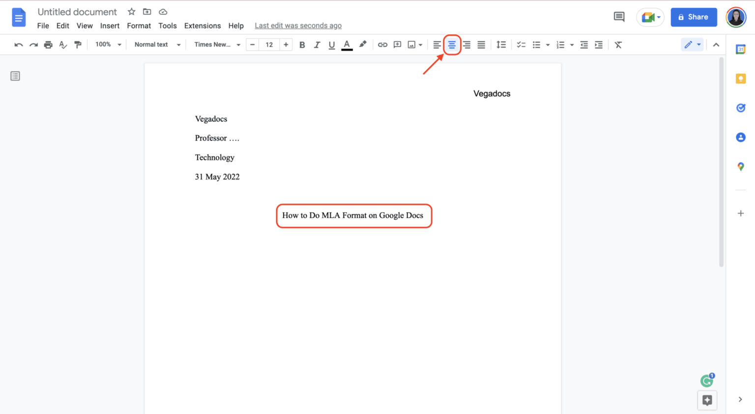 How to Do MLA Format on Google Docs - Vegadocs