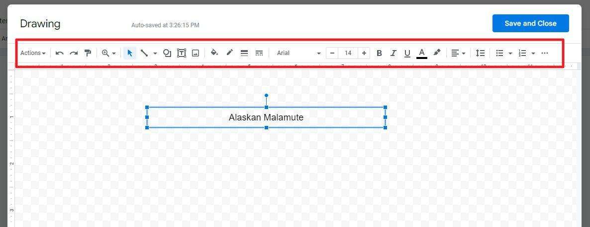 How to Caption an Image in Google Docs Using 'Drawing'