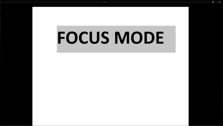 How to Enable Focus Mode in Microsoft Word - Vegadocs
