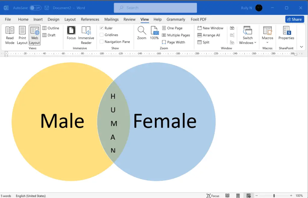How To Create And Design Venn Diagrams In Microsoft Word Vegadocs