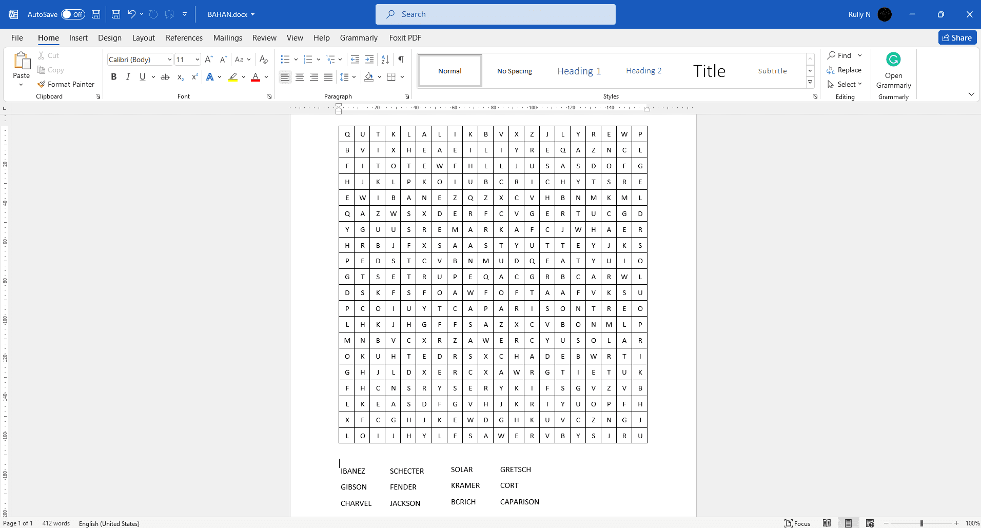 How To Make Word Search Puzzle In Microsoft Word Vegadocs