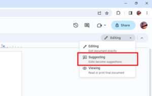 How to Use Suggest Mode in Google Docs - Vegadocs