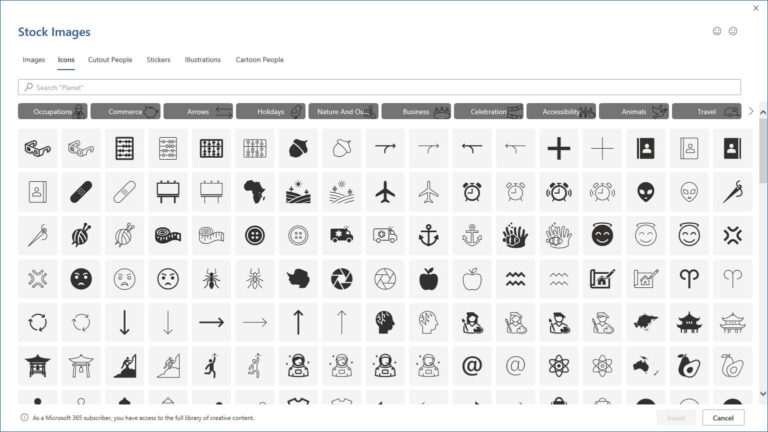 How to Insert Icons to Microsoft Word - Vegadocs