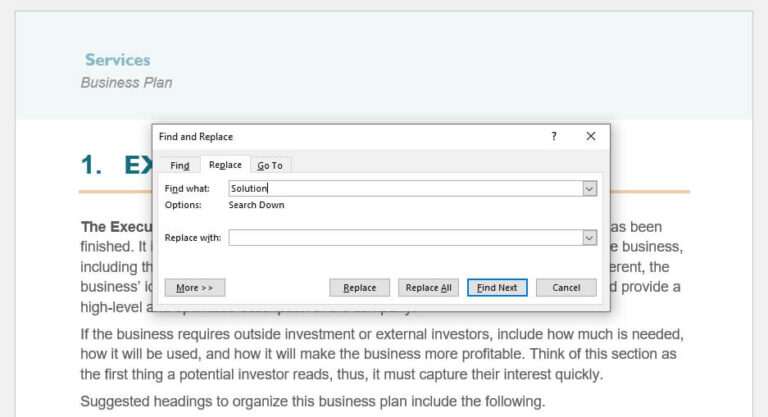 How to Replace Words in Google Docs with Microsoft Word - Vegadocs