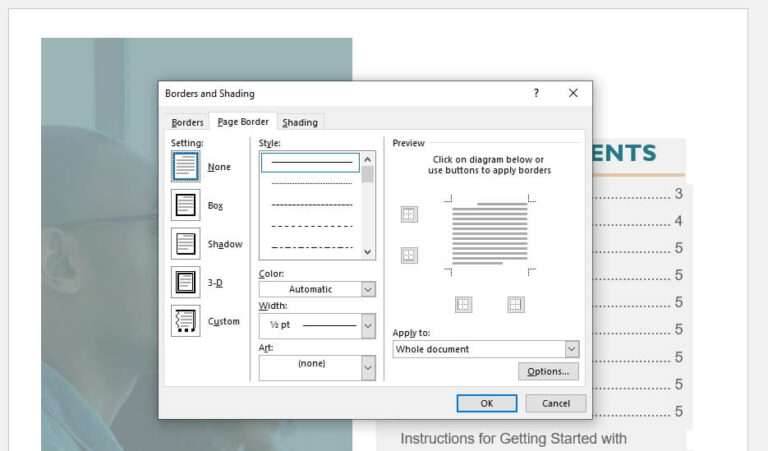 How to Put a Border on Microsoft Word Document - Vegadocs