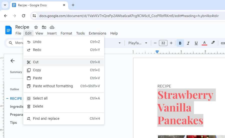 How To Cut And Paste On Google Docs Vegadocs