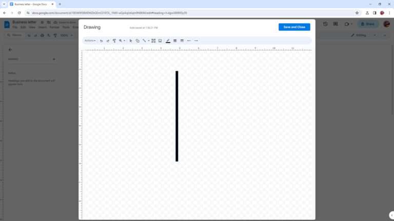 How to Add a Vertical Line in Google Docs - Vegadocs