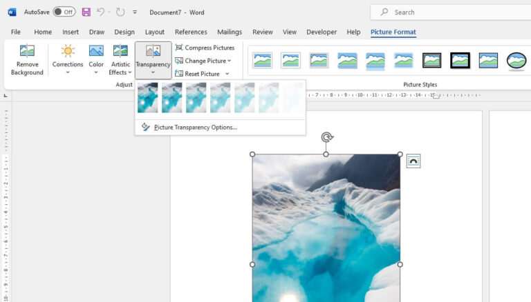 How to Make Pictures Transparent in Microsoft Word - Vegadocs