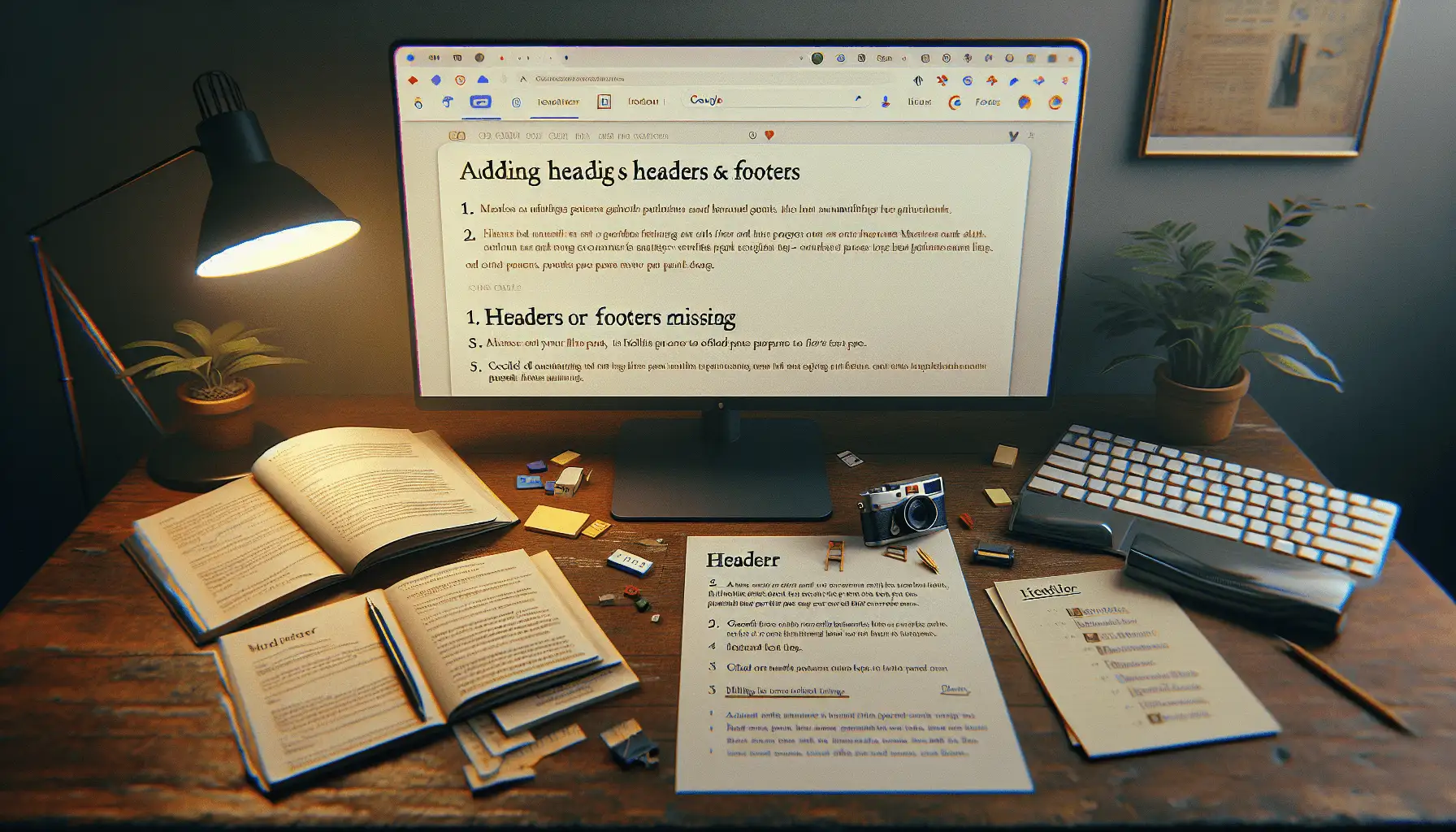How to Add or Remove Header or Footer in Google Docs - Vegadocs