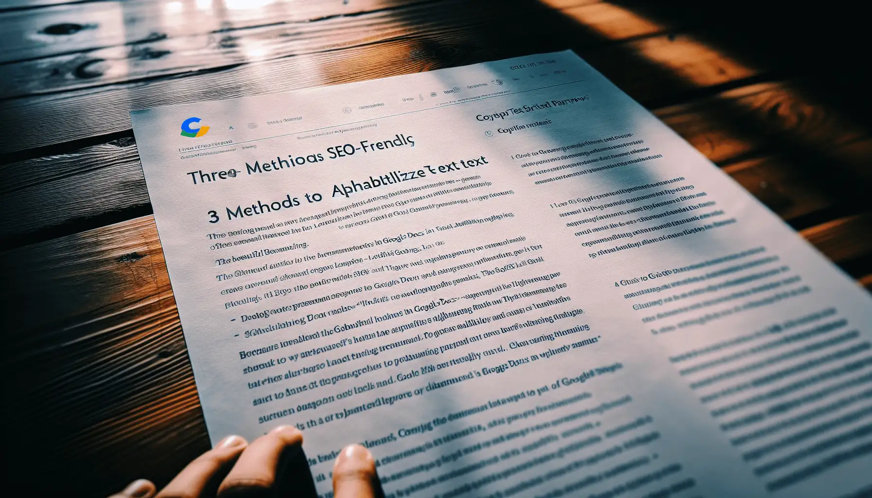 How to Alphabetize in Google Docs - Vegadocs